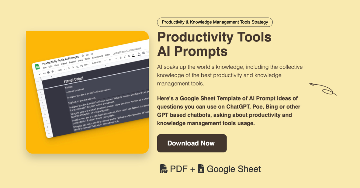 Productivity Tools AI Prompts for a productive business | AI Prompt ...